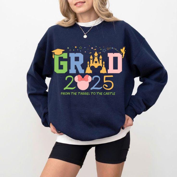 Disney Graduate 2025 Art, Mickey Graduate Themed Digital File, Disney ...