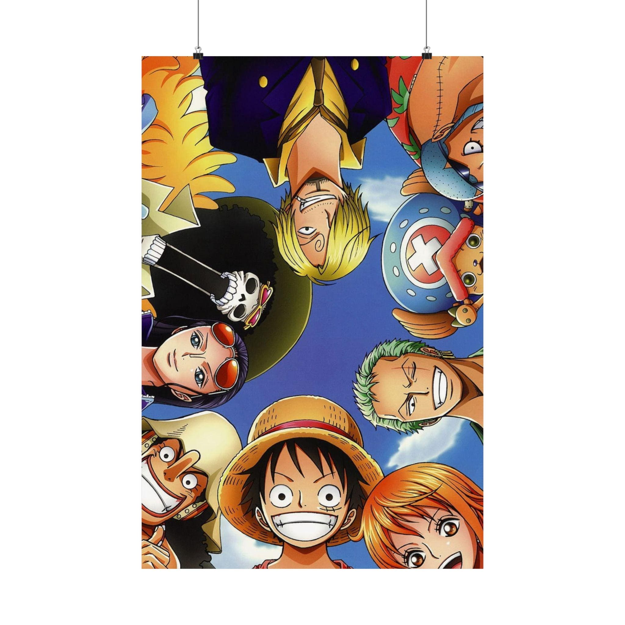 One Piece Straw Hat Crew Poster - Etsy