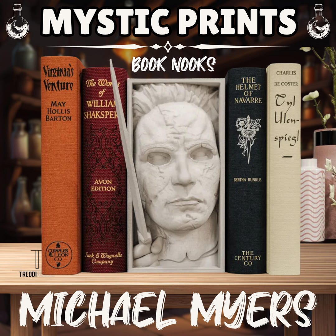 Michael Myers - Book Nook - FDM 3D Printed - Two Size Options ...