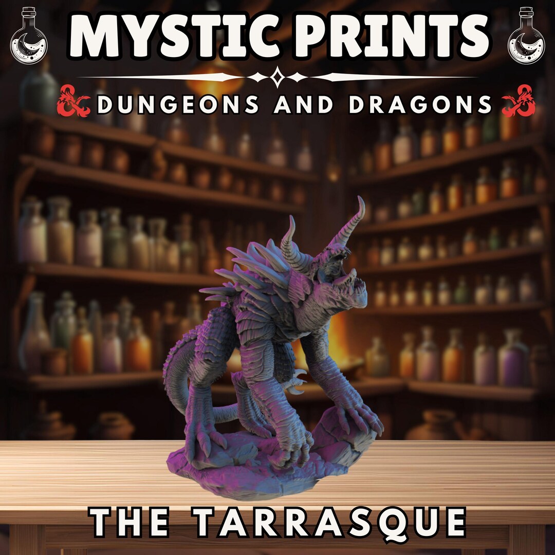 The Terrasque - 3D Printed Resin Mini - Dungeons and Dragons - Etsy