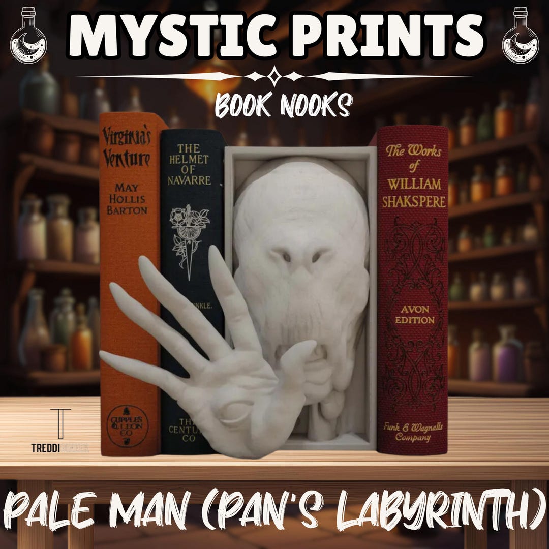 Pale Man (pan’s Labyrinth) - Book Nook - FDM 3D Printed - Two Size ...