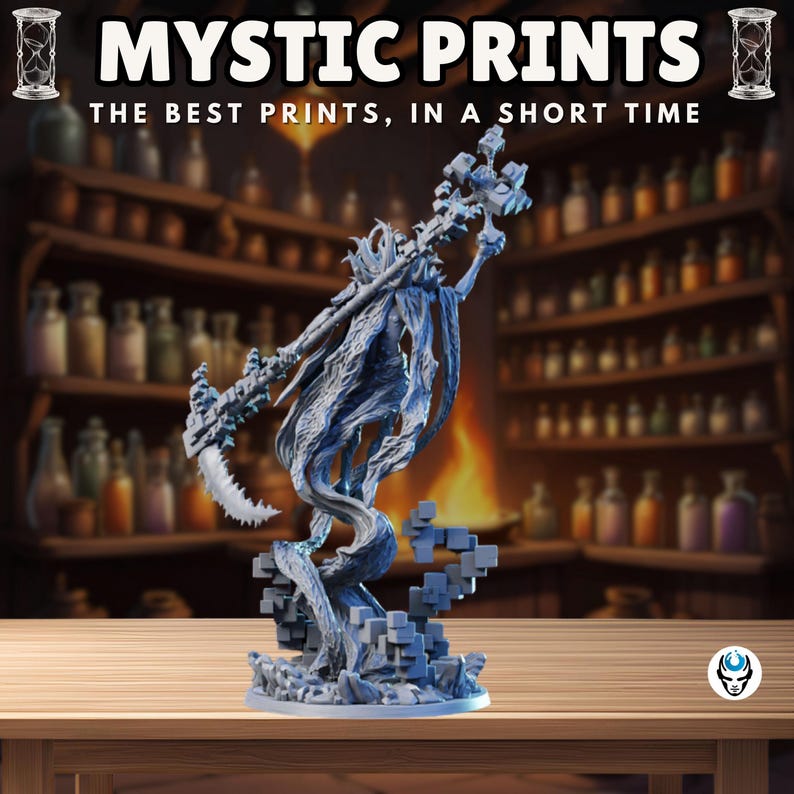 Void Avatar - 3D Printed Resin Mini - Base Included Sized Appropriate ...