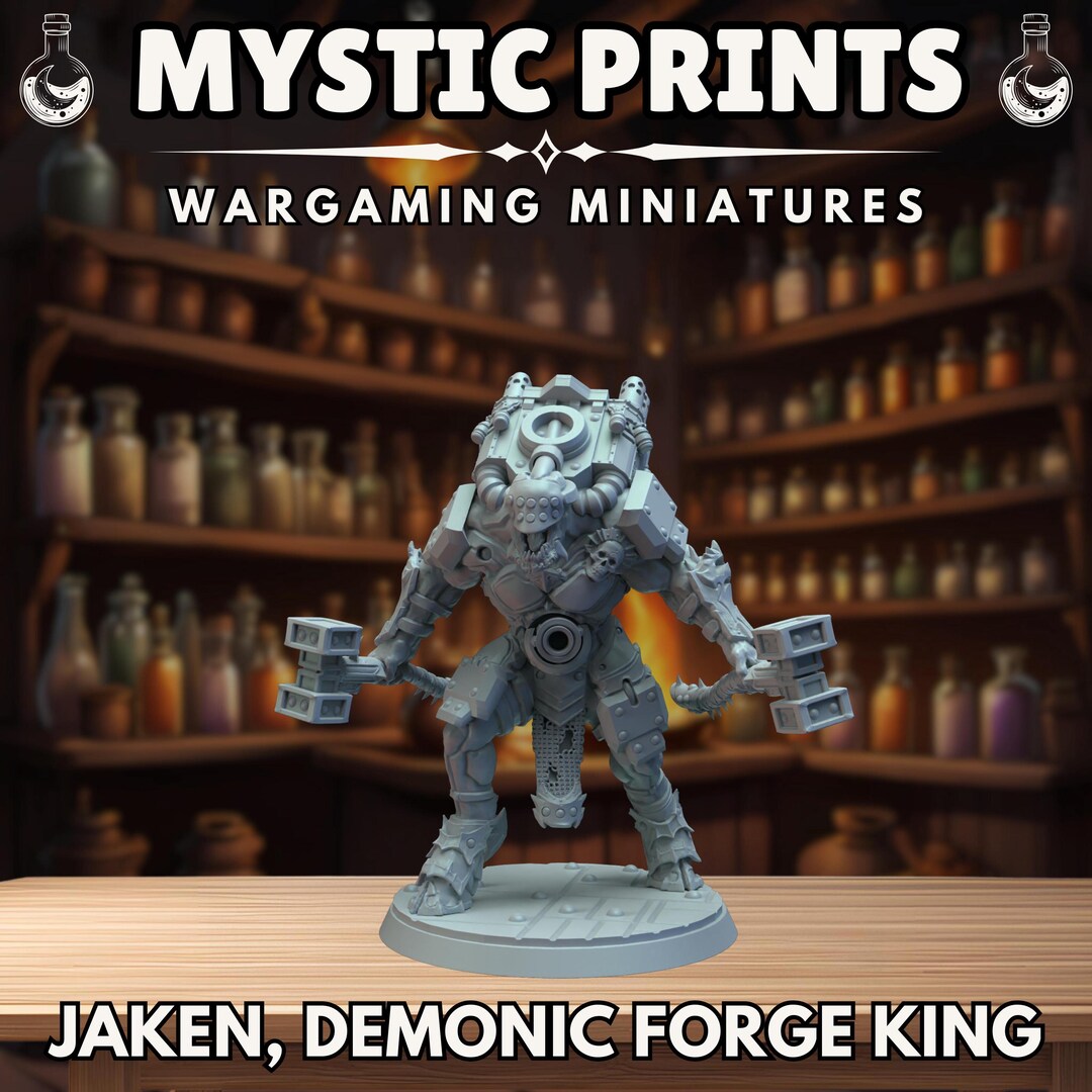 Jaken, Demonic Forge King - 3D Printed Resin Mini - Base Included Sized ...