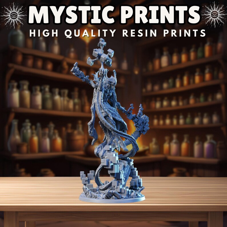 Void Avatar - 3D Printed Resin Mini - Base Included Sized Appropriate ...