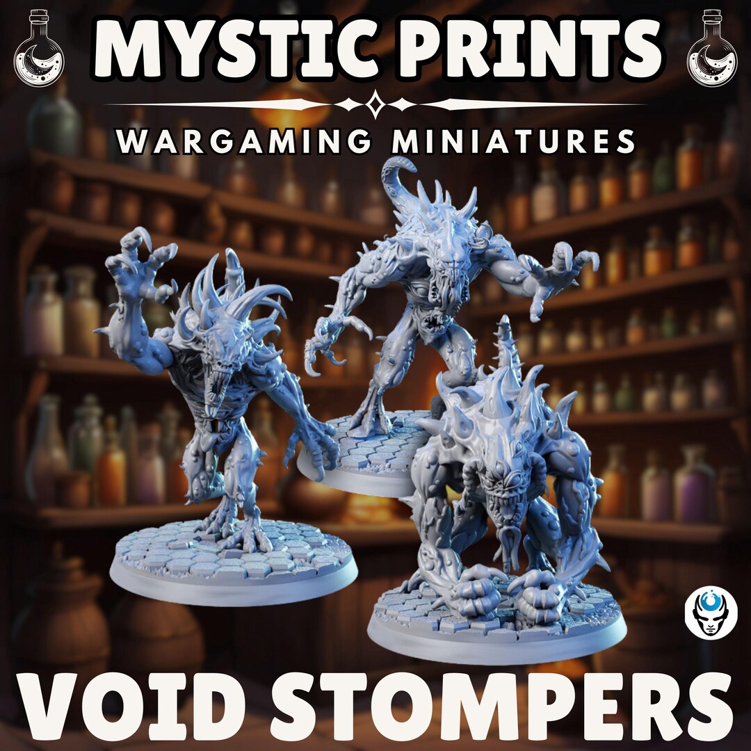 Void Stompers X2 - 3D Printed Resin Mini - Base Included Sized ...