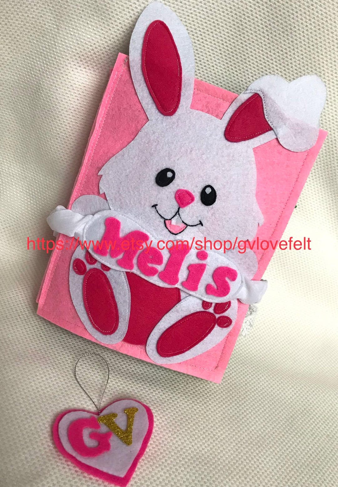 Personalized Baby Book Easter Soft Book Game for Girls on 6 Pages ...