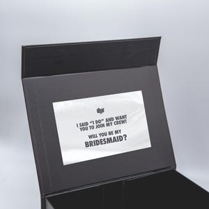 Sneaker Shoe Proposal Box for Bridesmaids & Groomsmen | Personalized ...