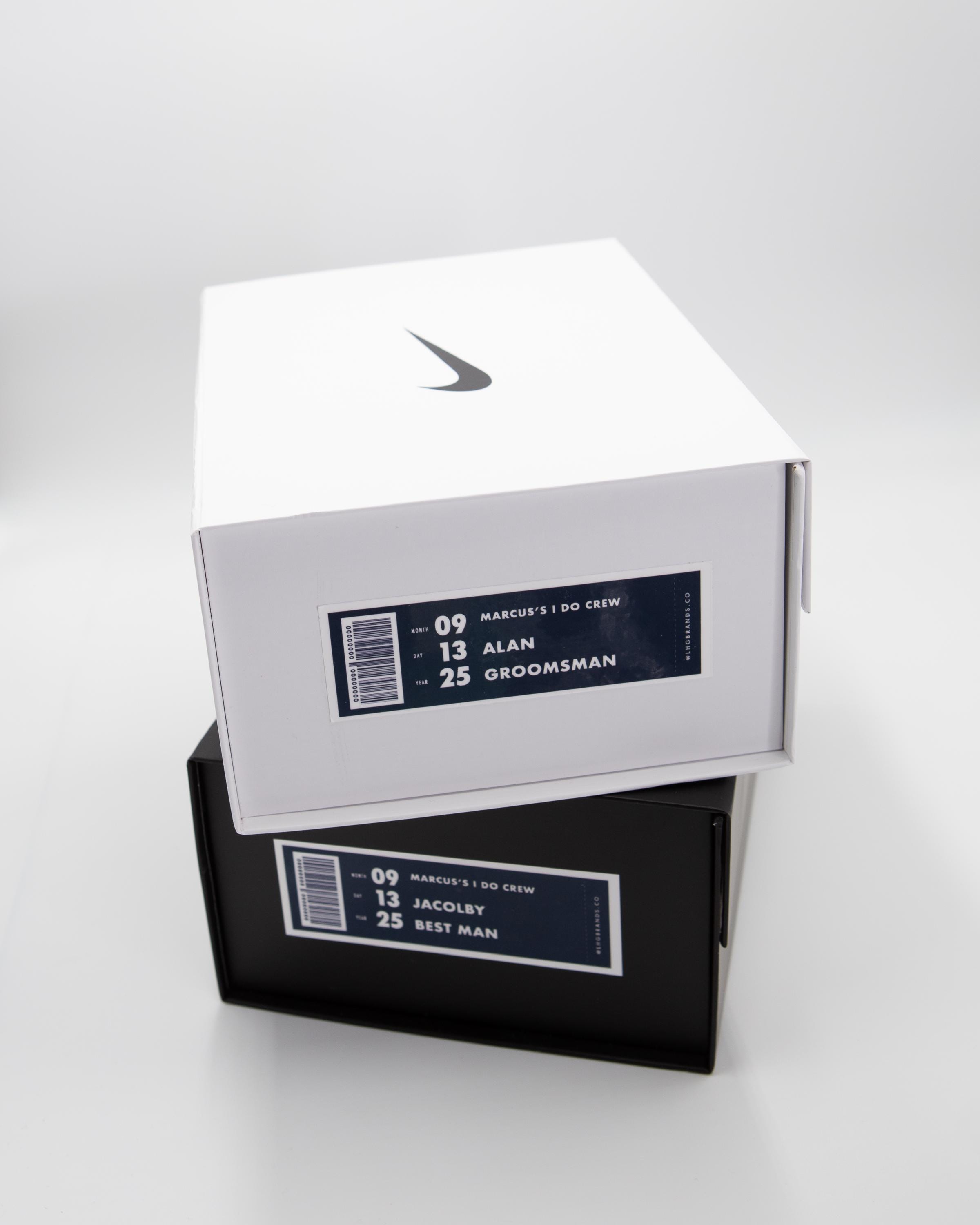 Sneaker Shoe Proposal Box for Bridesmaids & Groomsmen | Personalized ...