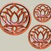 Lotus Flower Wall Decor, Wooden Lotus Flower, Wall Hanging, Wood ...