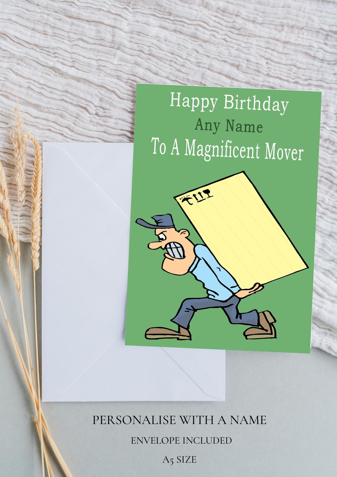 Mover Birthday Card - Etsy