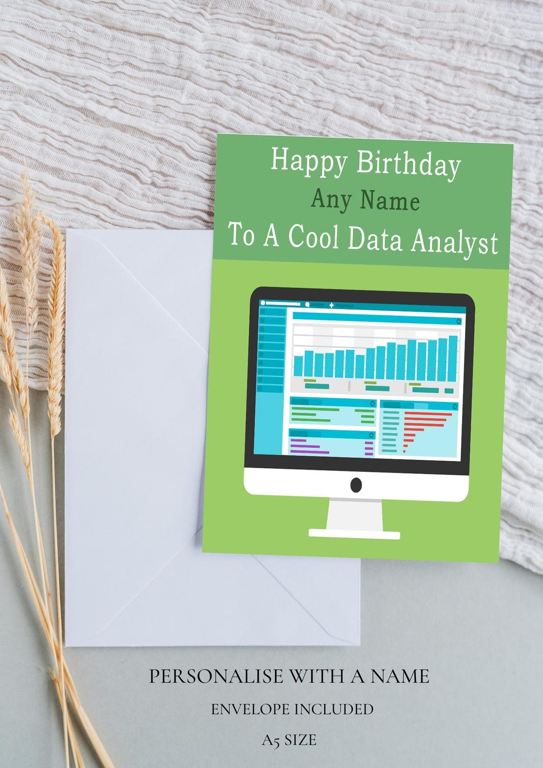 Data Analyst Birthday Card - Etsy