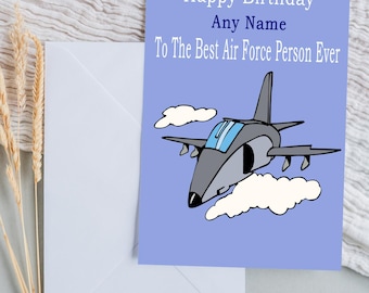 Air Force Recruitment Card,congratulations on Joining the Air Force ...