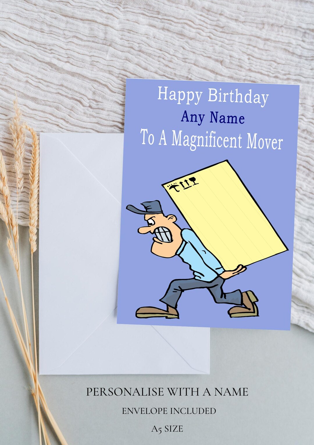 Mover Birthday Card - Etsy