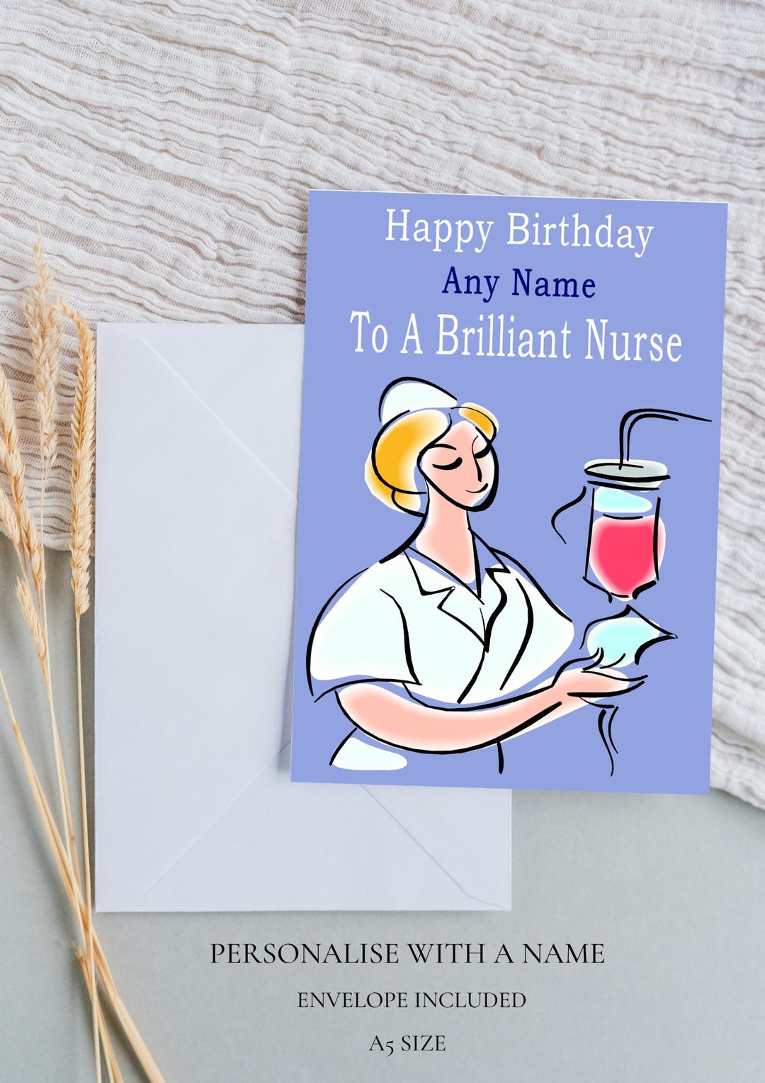 Nurse Birthday Card - Etsy