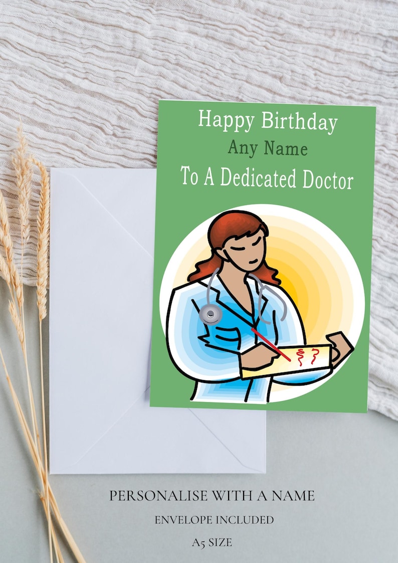 Doctor Birthday Card - Etsy