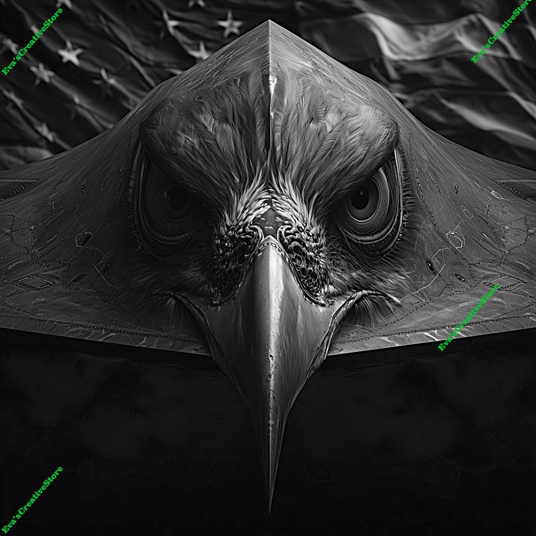Eagle Patriotic Flag Laser Ready Png JPEG Bmp Files Glowforge Engraver ...