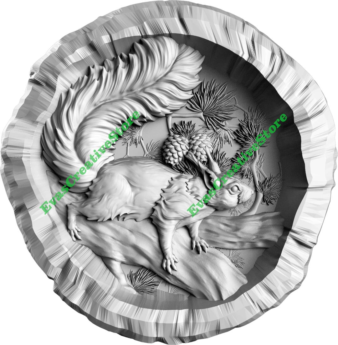 Squirrel PNG, BMP, Jpg | Animals Art Nouveau Laser Engraving Files ...