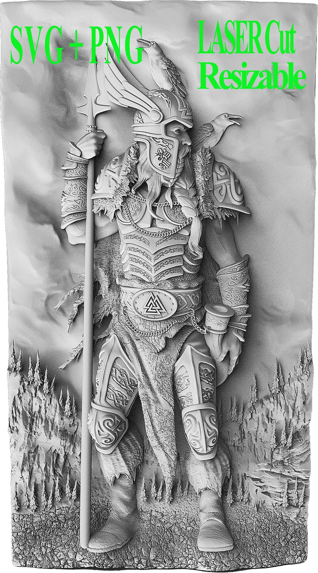 Laser Ready Png Svg Gcode Files Hunter Glowforge Engraver Cut Digital ...