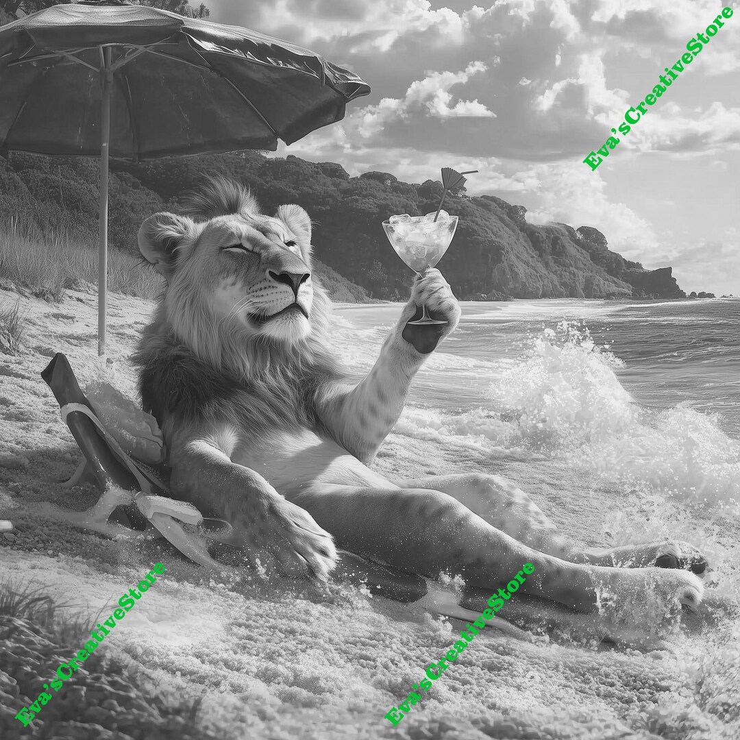 Tiger Relaxing PNG, BMP, Jpg | Animals Art Nouveau Laser Engraving ...