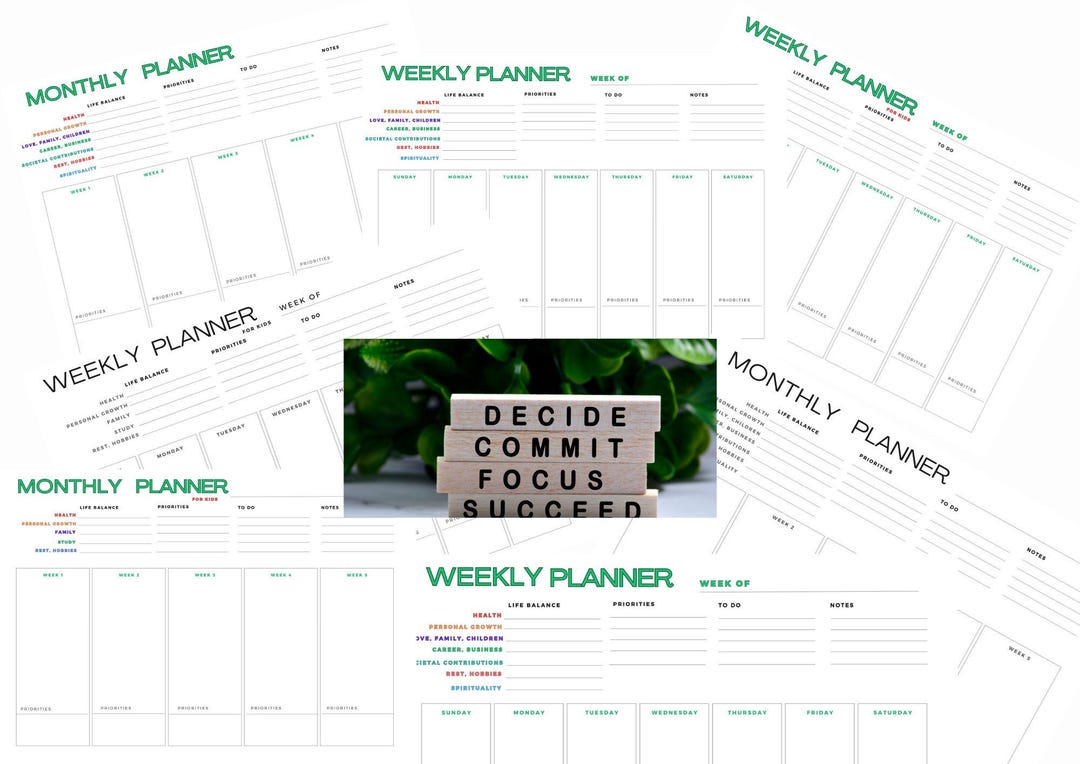 Unique Planner the Life in Balance Organizer: Prioritize What Matters ...