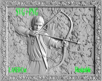 Laser Ready Png Svg Gcode Files Predator Gift Glowforge Engraver Cut ...