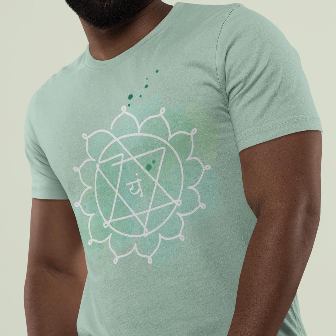Anahata Chakra T-shirt • Heart Chakra Shirt • Spiritual Yoga Tee ...