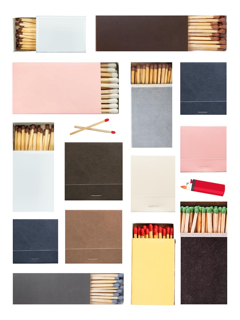 Blank Matchbook Template | Create Your Own | Personalized Matches ...