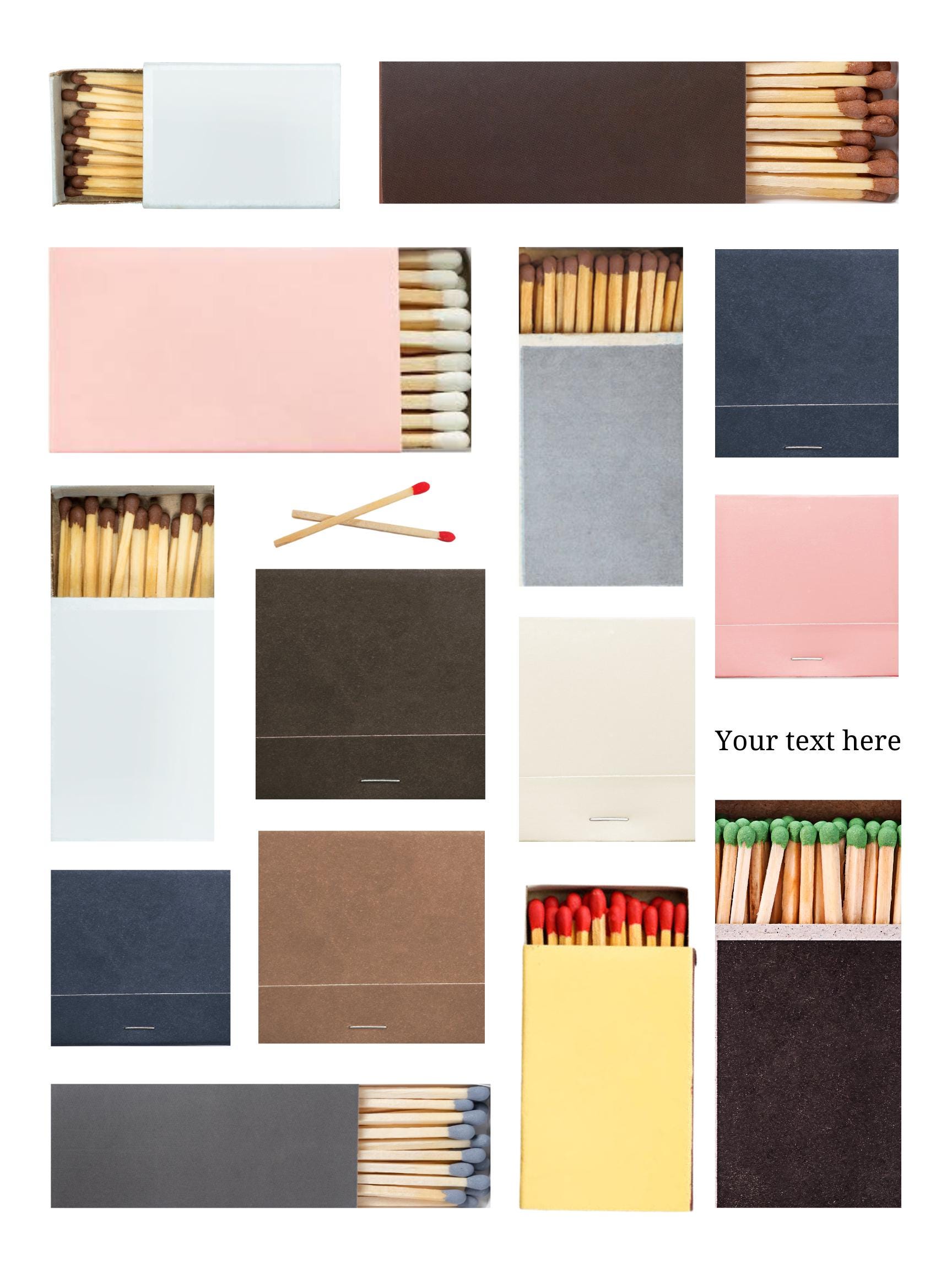 Blank Matchbook Template | Create Your Own | Personalized Matches ...