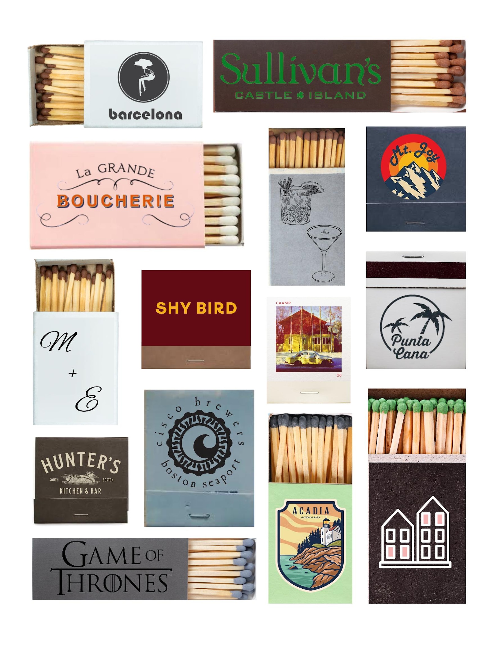 Blank Matchbook Template | Create Your Own | Personalized Matches ...