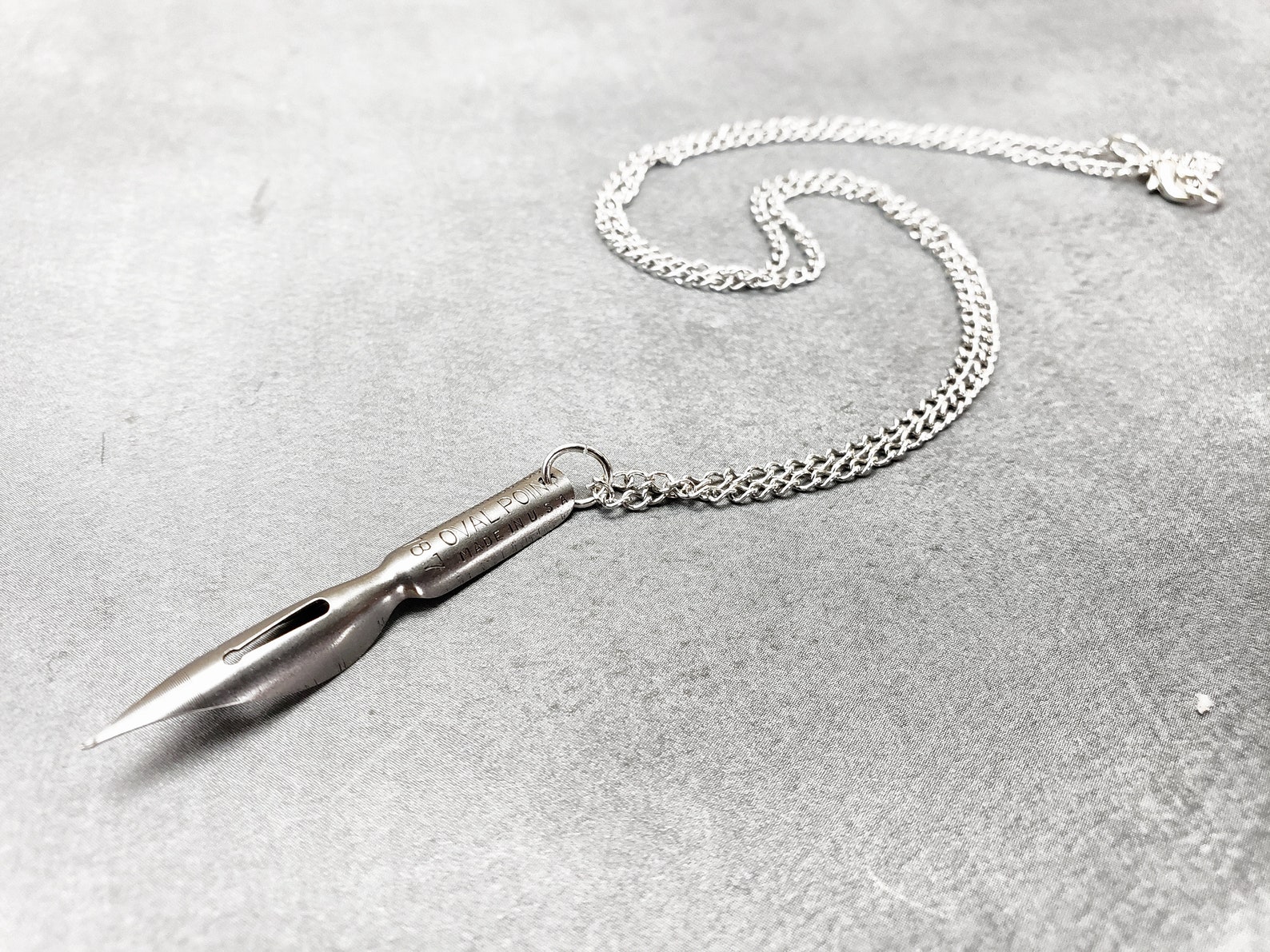Antique Fountain Pen Nib Necklace- Gifts for Writers and Shakespeare ...