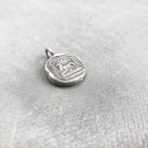 Strength and Perseverance Pendant - Horse Wax Seal Necklace in French ...