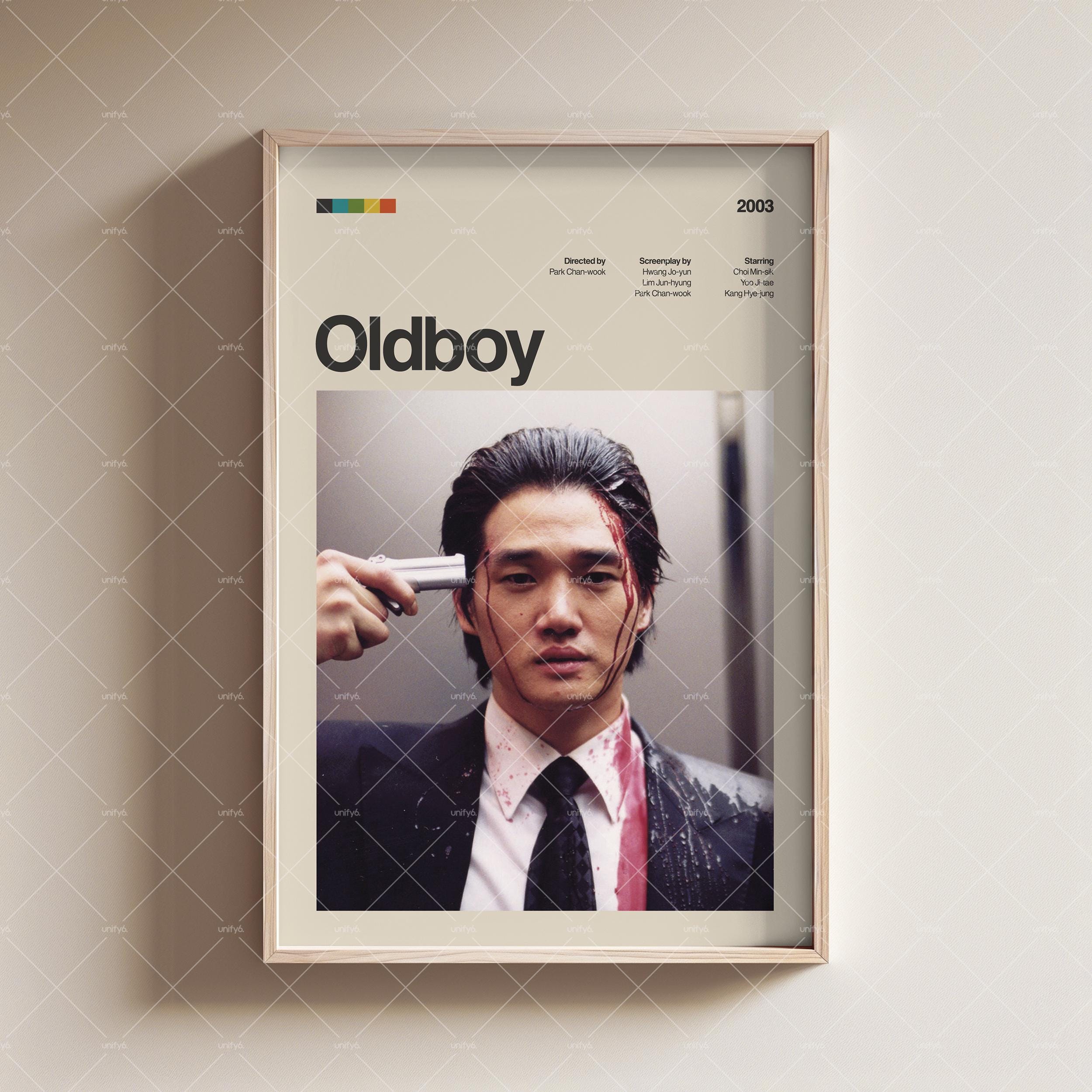 Oldboy Vintage Retro Poster, Oldboy Movie Print, Oldboy Wall Art, Retro ...