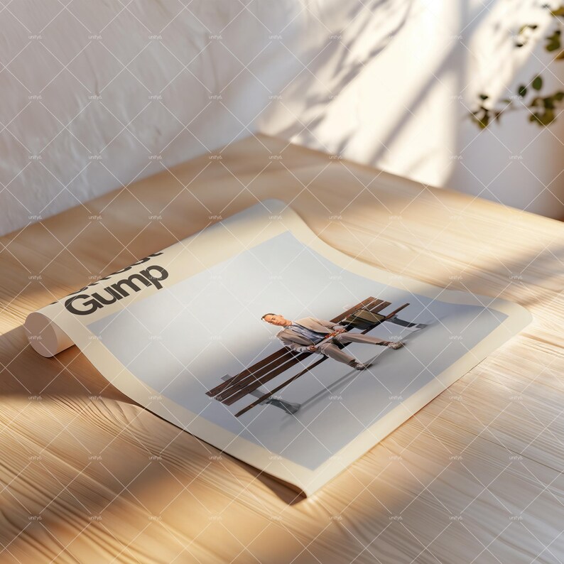 Forrest Gump Vintage Retro Poster, Forrest Gump Movie Print, Forrest ...