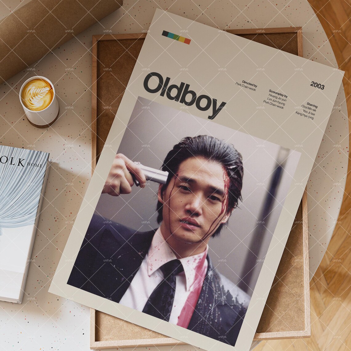 Oldboy Vintage Retro Poster, Oldboy Movie Print, Oldboy Wall Art, Retro Vintage Movie Poster ...