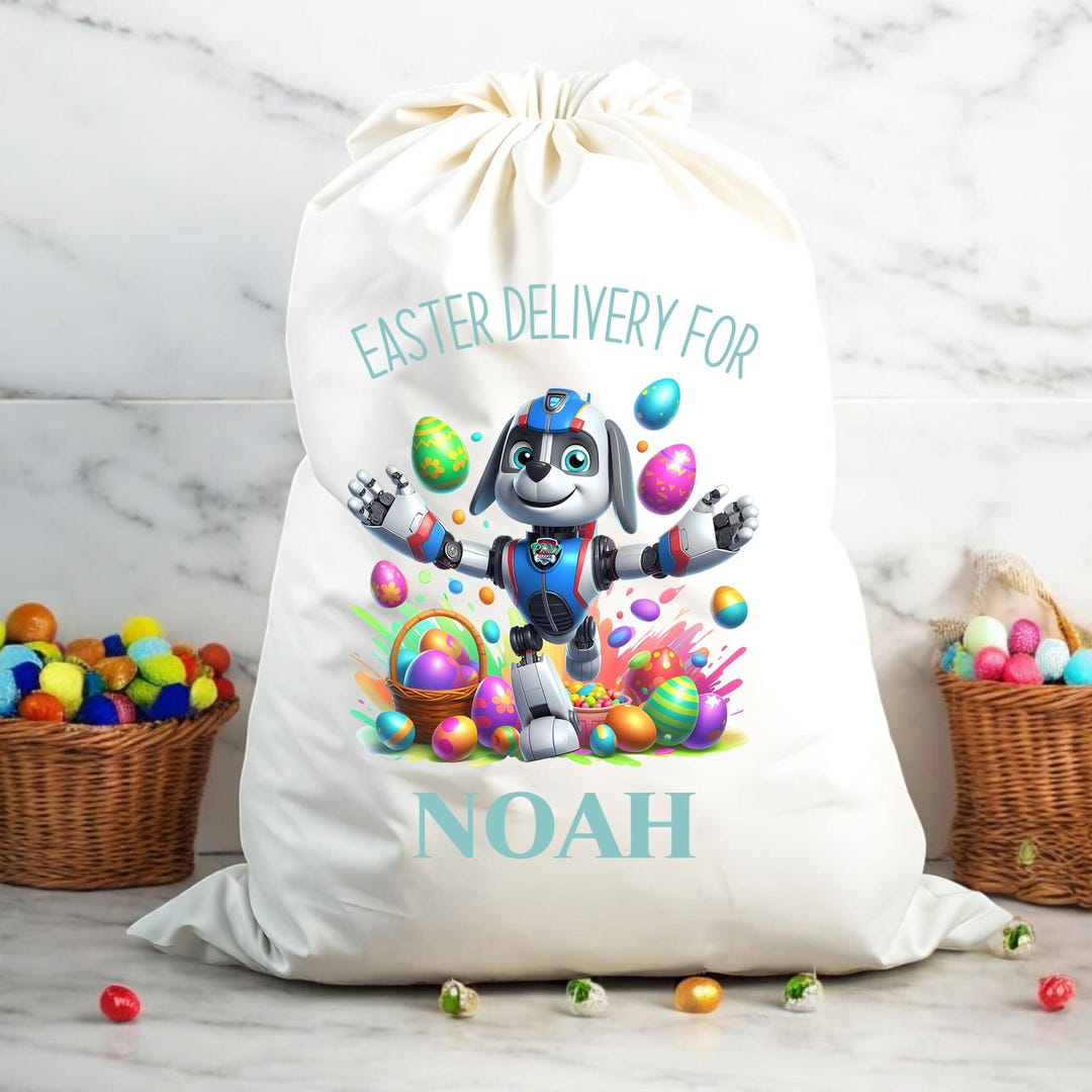 Easter Sack Bag, Character, Kids Easter Delivery, Easter Gift, Easter ...