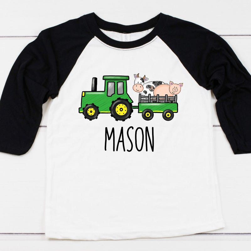 Kids Farm Shirt - Etsy