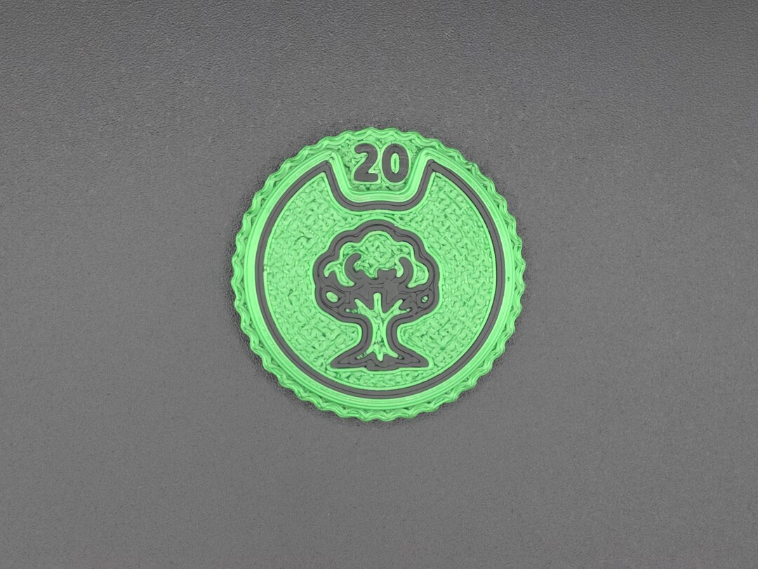 MTG Spin Counter 1–20: Tree/green Mana Tabletop Gaming Accessory - Etsy