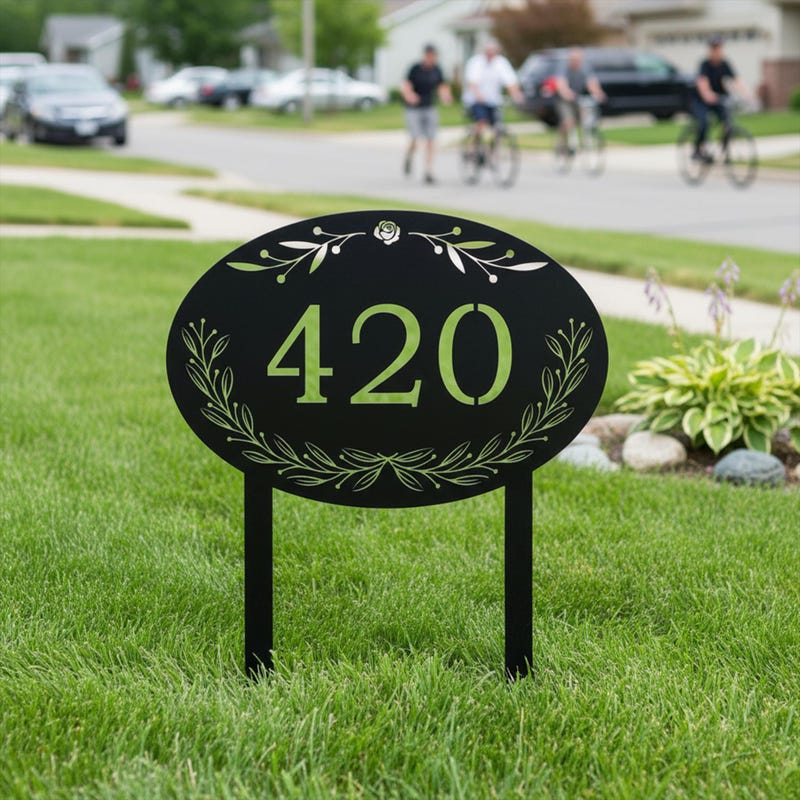 Yard Address Sign - Etsy