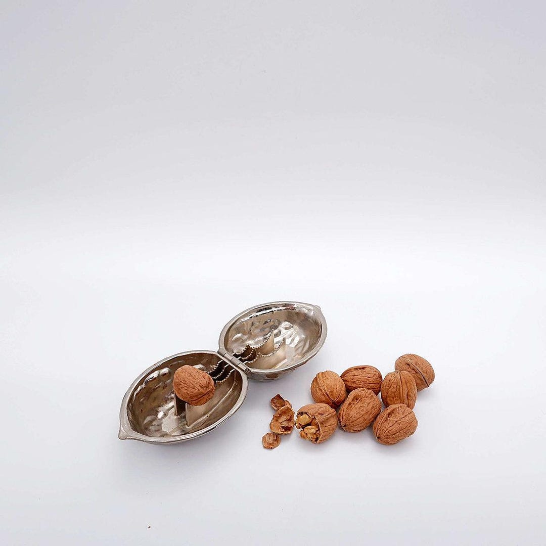 Vintage Walnut Shaped Nut Cracker, 1970's - Etsy