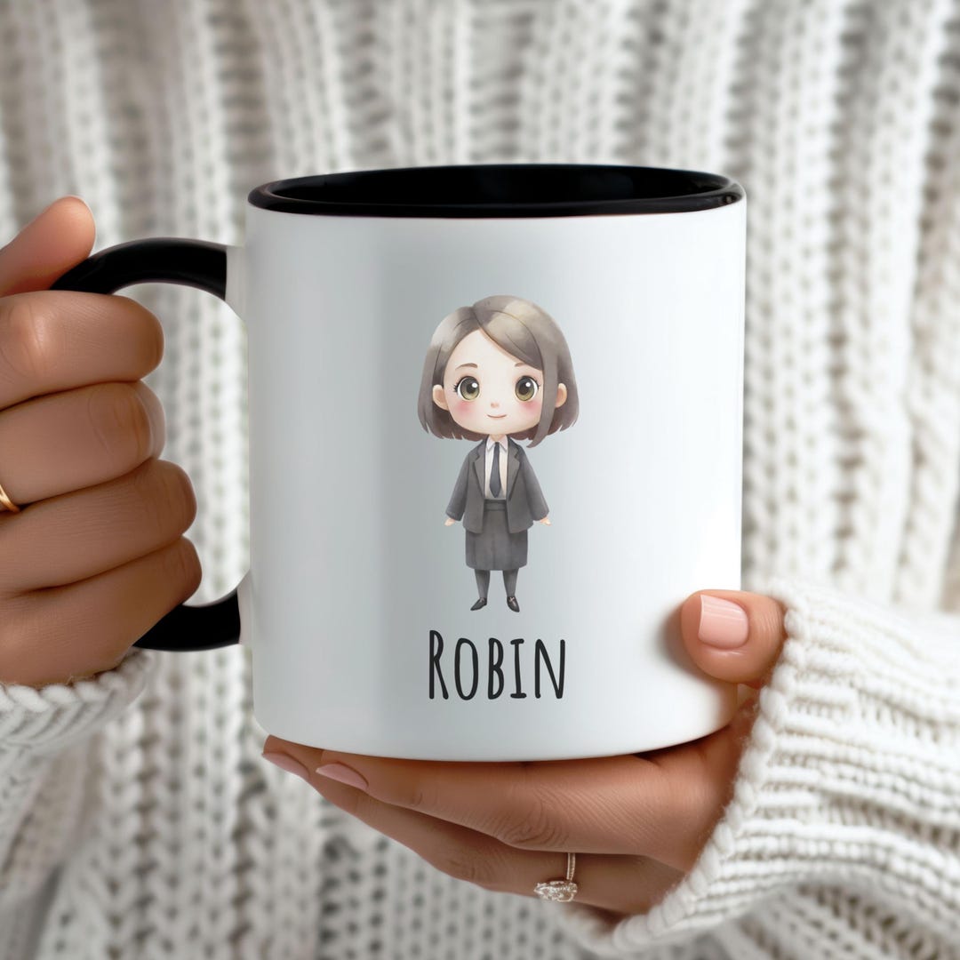 Personalized Robin Lawyer Office Mug, Custom Mug for Lawyers, Gift for ...