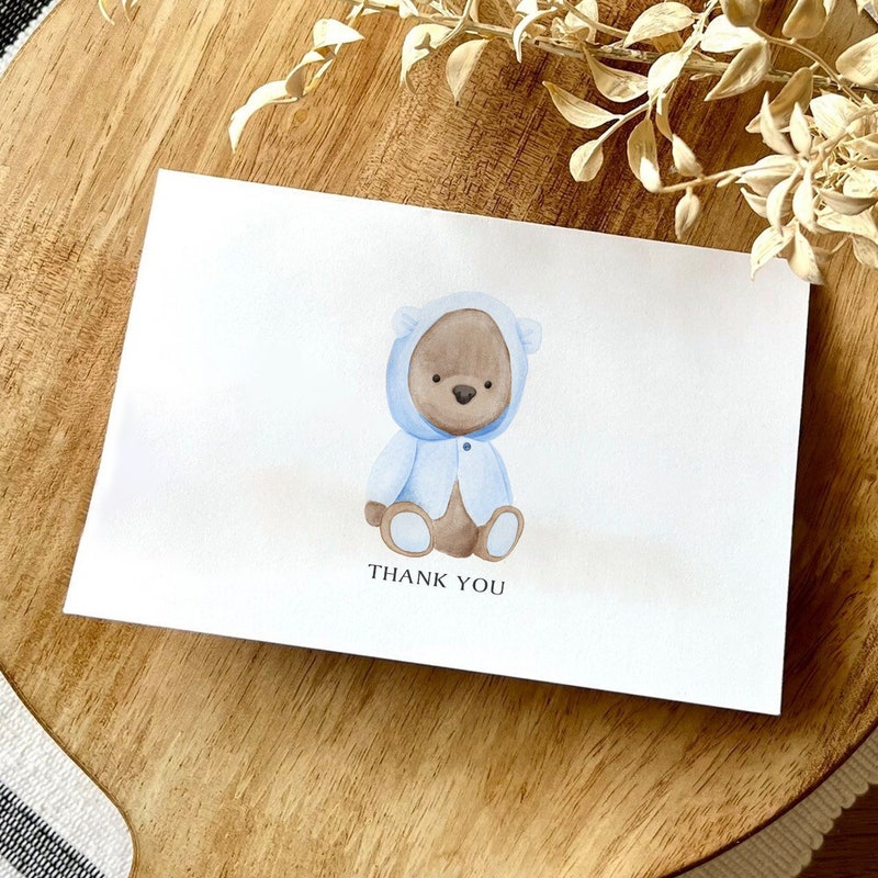 Teddy Bear Card - Etsy