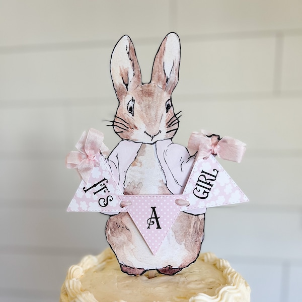 Peter Rabbit Cake Topper - Etsy