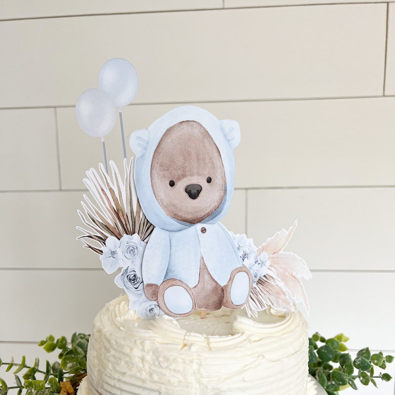 Bear Cake Topper - Etsy