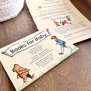 Winnie the Pooh Storybook Books for Baby Card (set of 12) | Classic ...