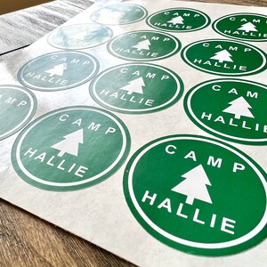Personalized Camp Bachelorette Sticker Sheet 12/sheet Girls Weekend ...