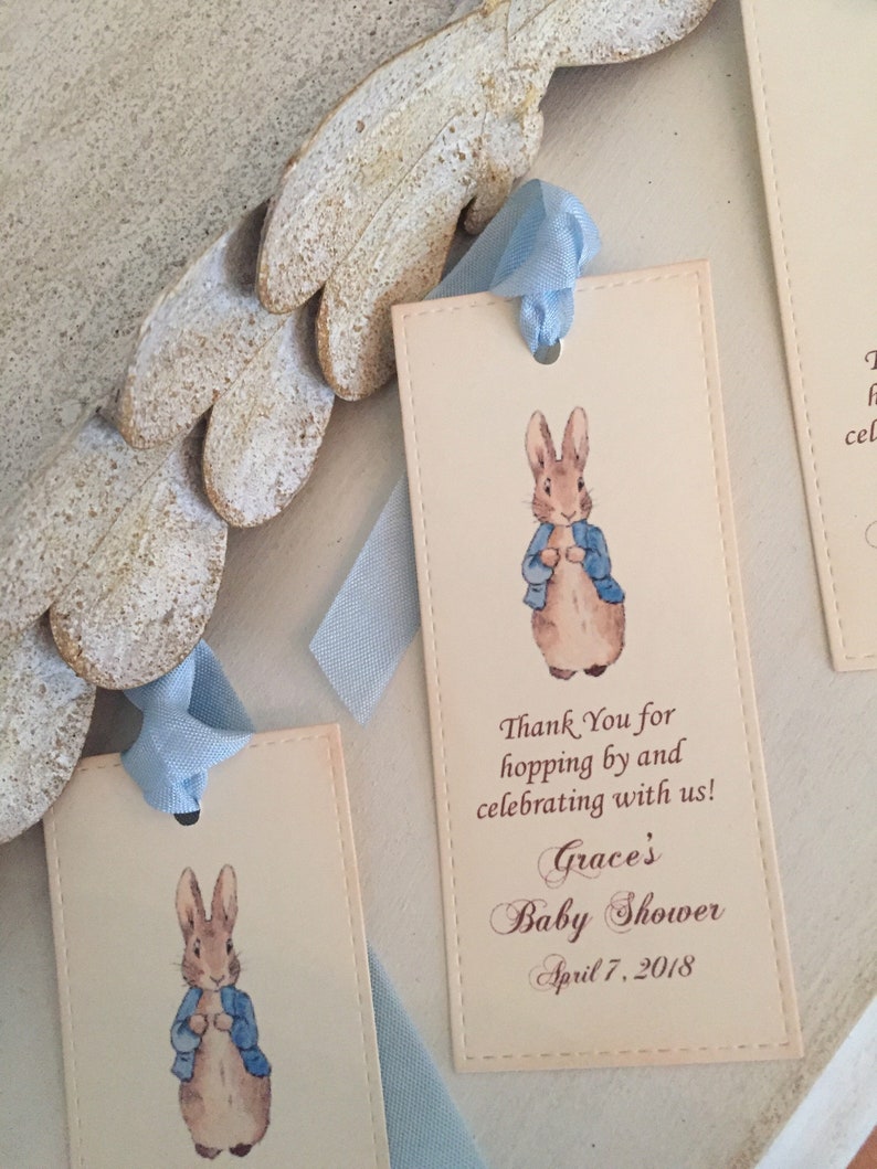 Blue Peter Rabbit Bookmark set of 12 Beatrix Potter Baby - Etsy