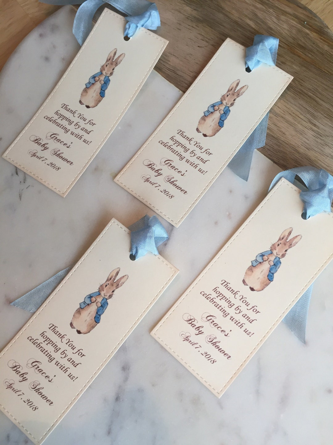 Blue Peter Rabbit Bookmark set of 12 Beatrix Potter Baby - Etsy