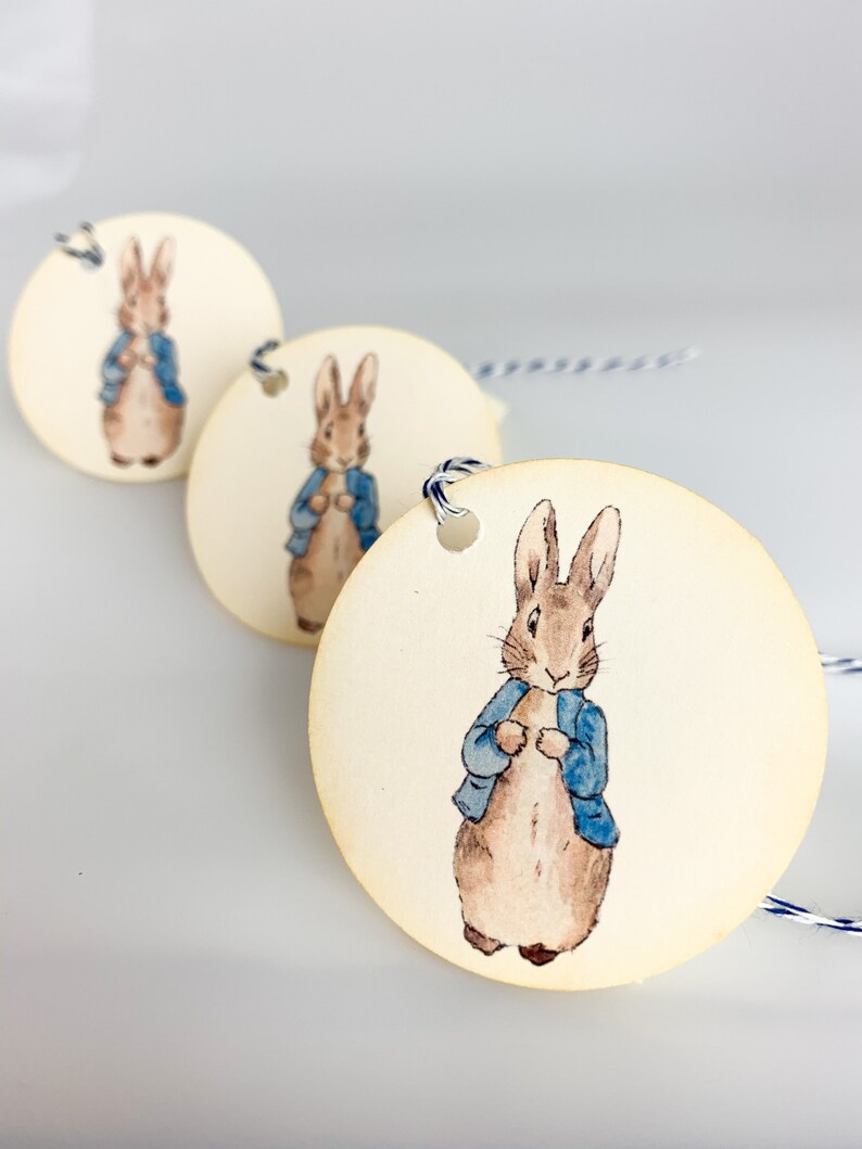 Peter Rabbit Gift Tags Personalized Party Favor Tags..beatrix - Etsy