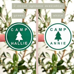 Personalized Camp Bachelorette Sticker Sheet (12/sheet) | Girls Weekend ...