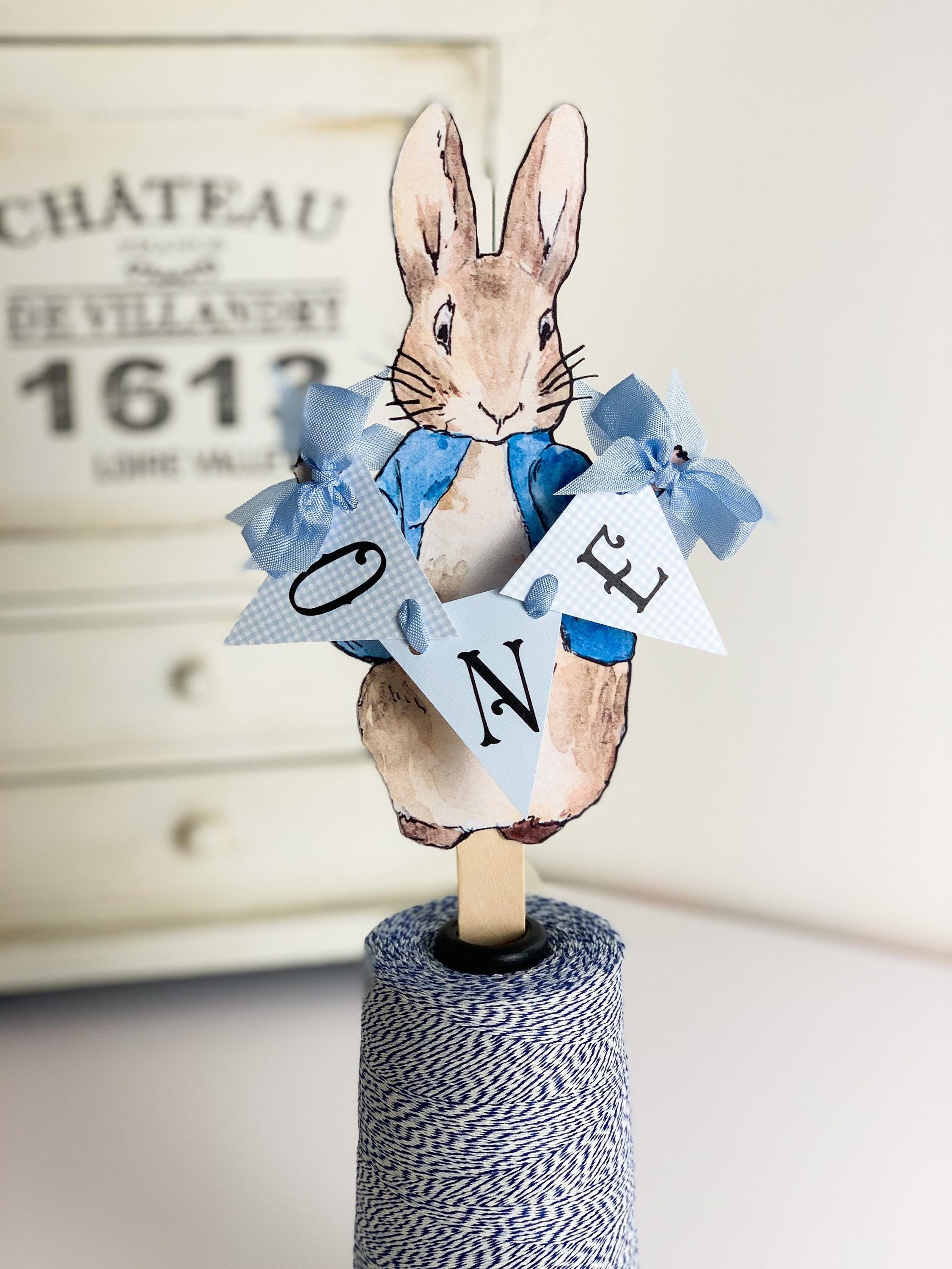 Beatrix Potter Peter Rabbit Cake Topper..first Birthday Cake Topper ...